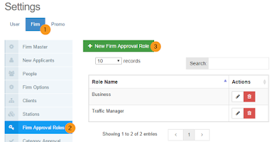 Firm Settings: PRF Category-Based Approval Processes - vPromotions
